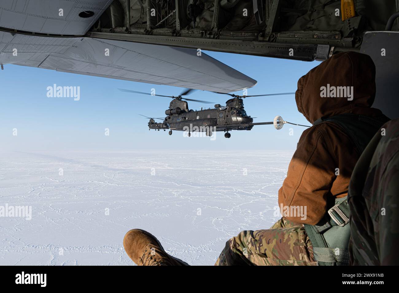 A U.S. Air Force Airman assigned to the 27th Special Operations Wing ...