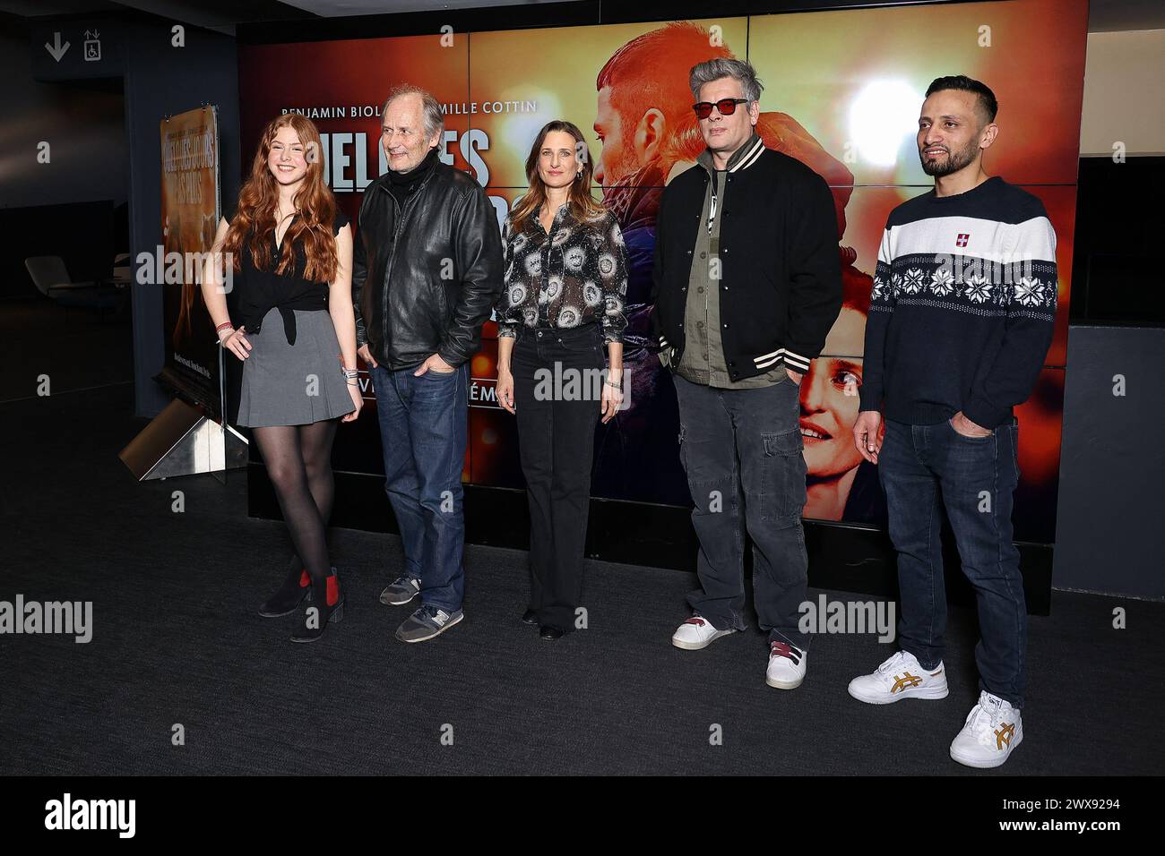 Paris, France. 28th Mar, 2024. Loula Bartilla Besse, Hippolyte Girardot ...
