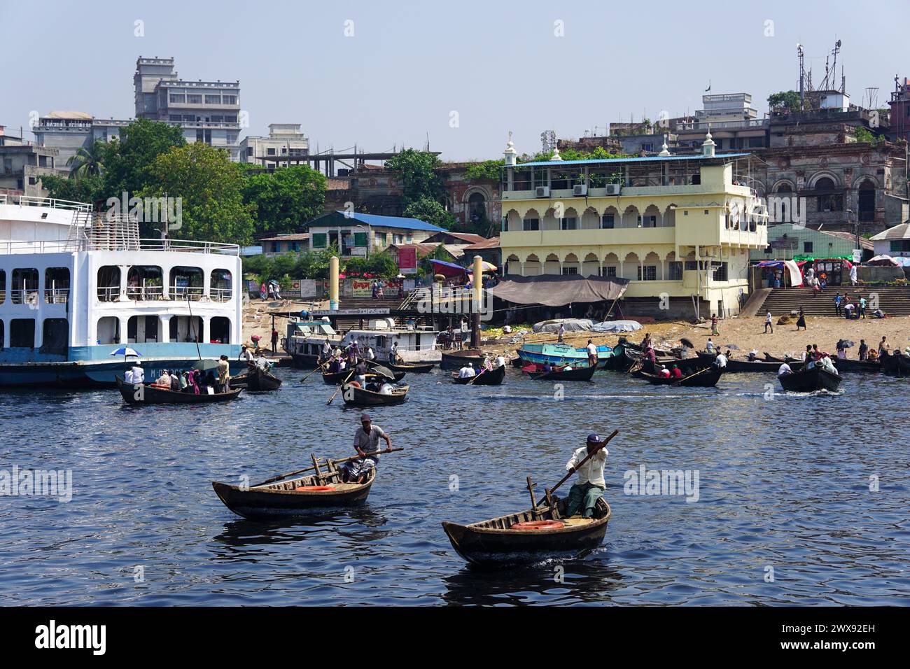 Dhaka monsoon boat street hi-res stock photography and images - Alamy