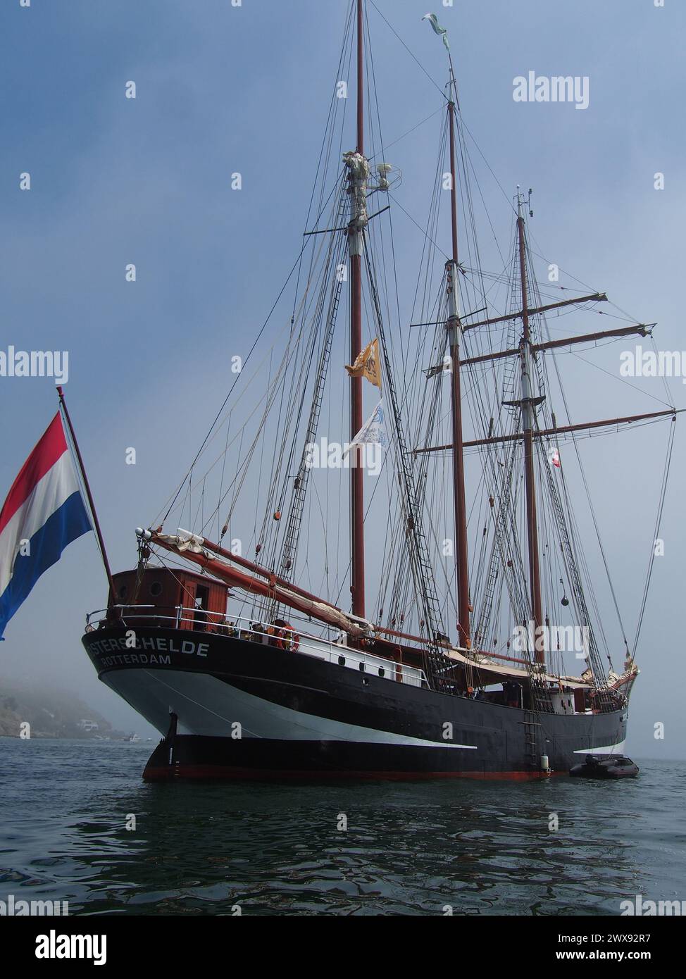 Ancon Bay, Peru. 28th Mar, 2024. The Oosterschelde, a 165 feet long ...