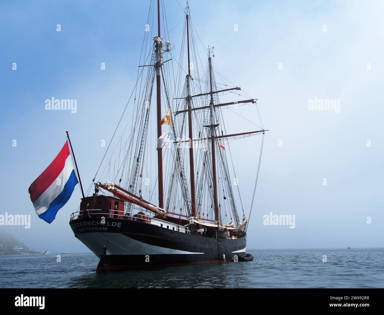 Ancon Bay, Peru. 28th Mar, 2024. The Oosterschelde, a 165 feet long ...