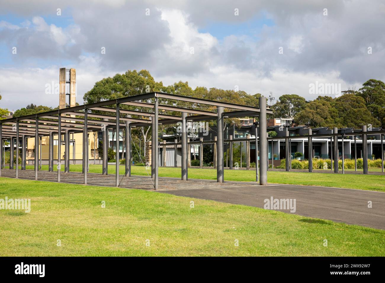 Former historic Glebe Incinerator designed by Walter Burley Griffin ...