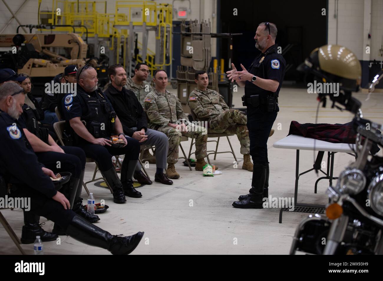 Marietta, Georgia, USA. 28th Mar, 2024. Brian Pope, assistant commander ...