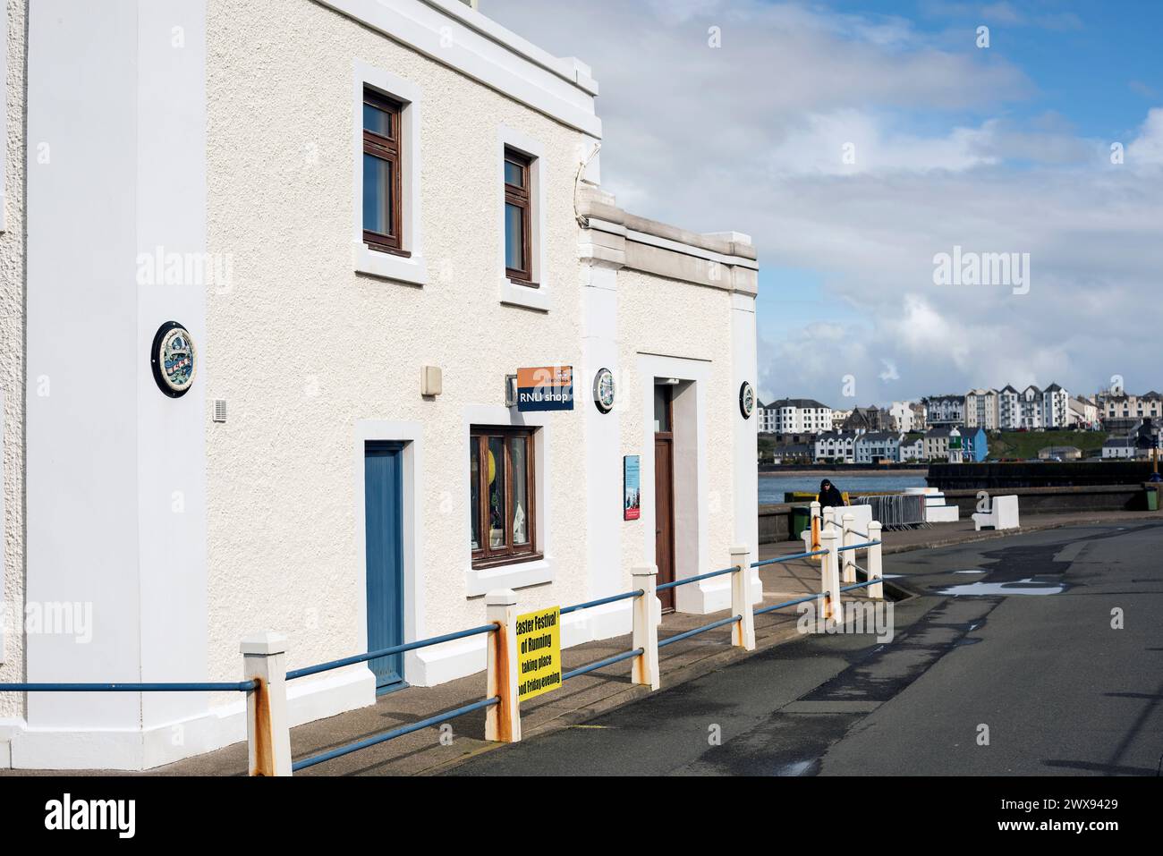 Port Erin lifeboat Station Stock Photo - Alamy