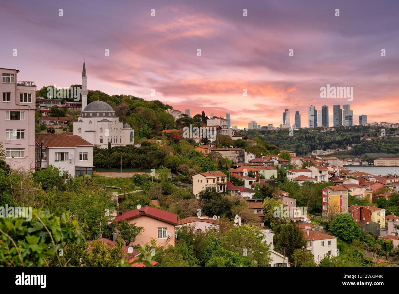 Kuzguncuks quaint homes and lush greenery foreground the elegant Haci ...