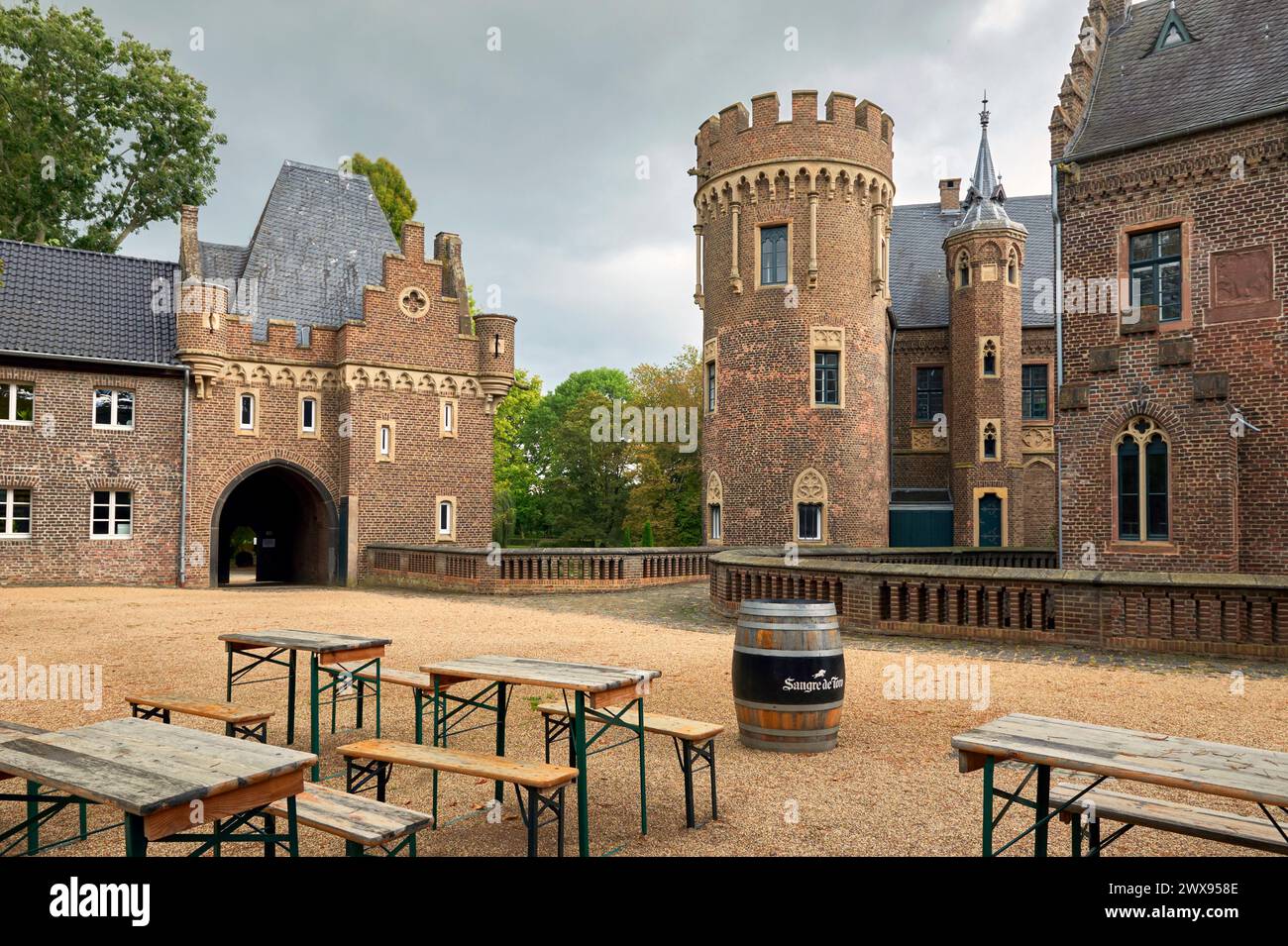 Visiting Paffendorf castle in North Rhine-Westphalia, Germany on a ...