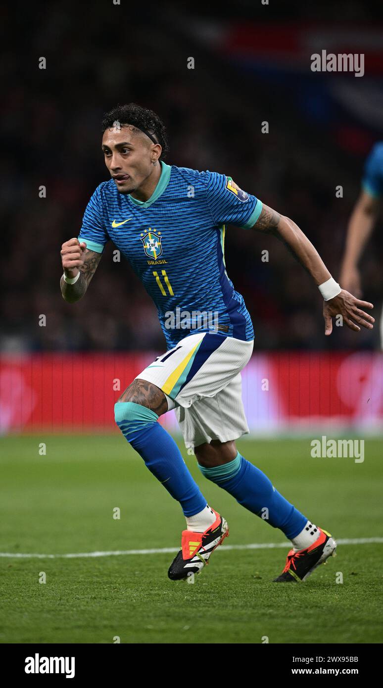 LONDON, ENGLAND - MARCH 23: Raphinia of Brazil during the international ...