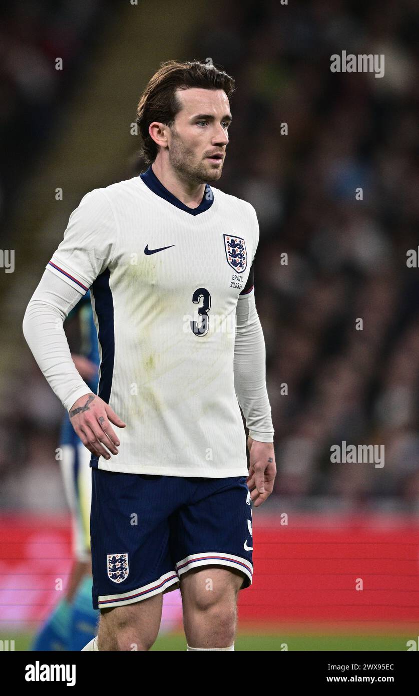 LONDON, ENGLAND - MARCH 23: Ben Chilwell of England during the ...