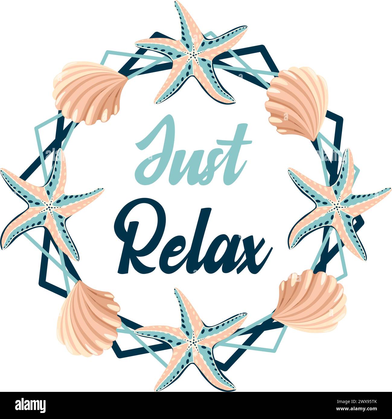 Cartoon seashells Cut Out Stock Images & Pictures - Alamy