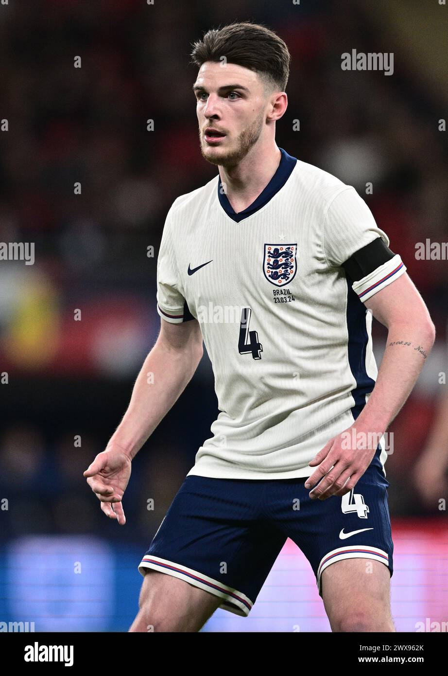 LONDON, ENGLAND - MARCH 23: Decland Rice of England during the ...