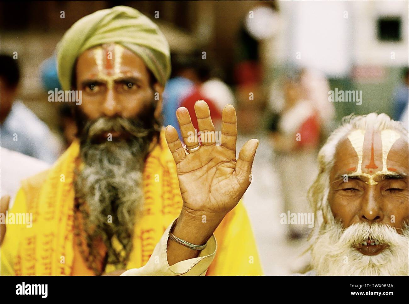 Nepal Holy Men Stock Photo - Alamy