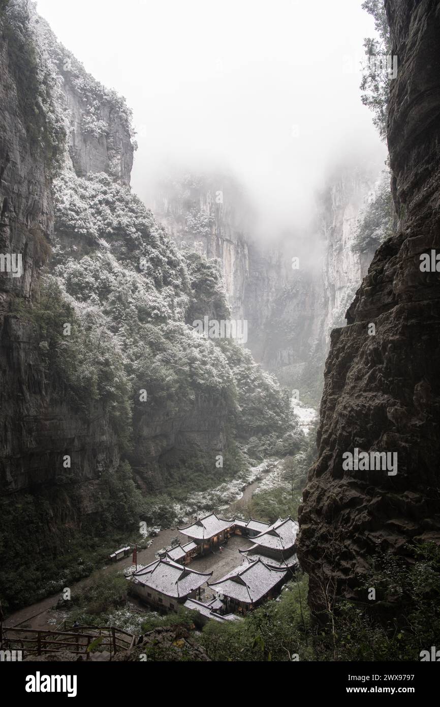 Wulong National Park, Chongqing, China the most famous place of valley ...