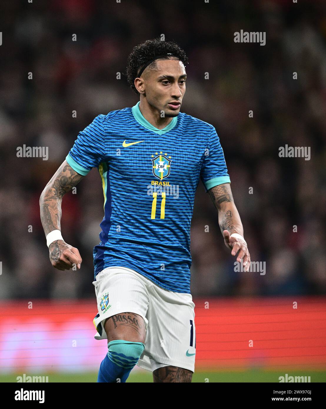 LONDON, ENGLAND - MARCH 23: Raphinia of Brazil during the international ...