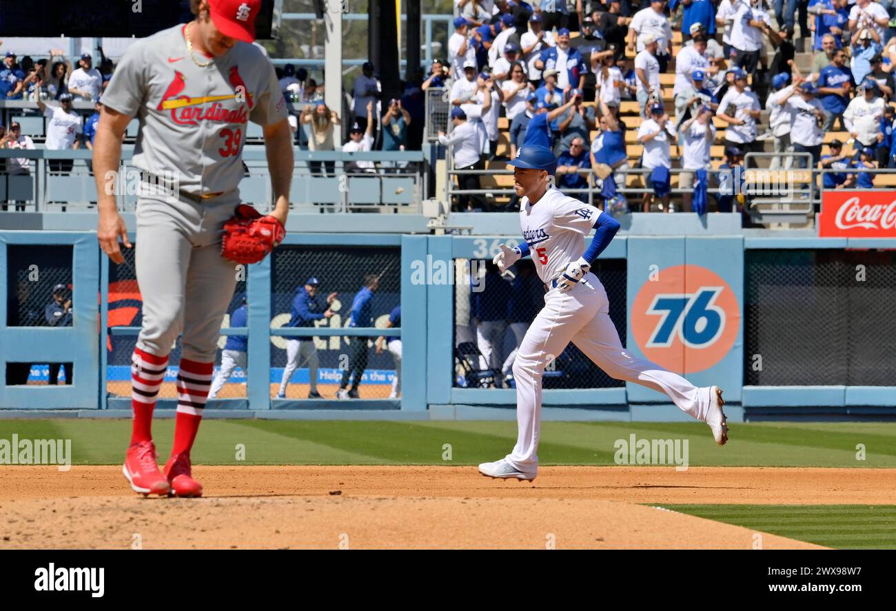 Los Angeles, United States. 28th Mar, 2024. Los Angeles Dodgers first ...