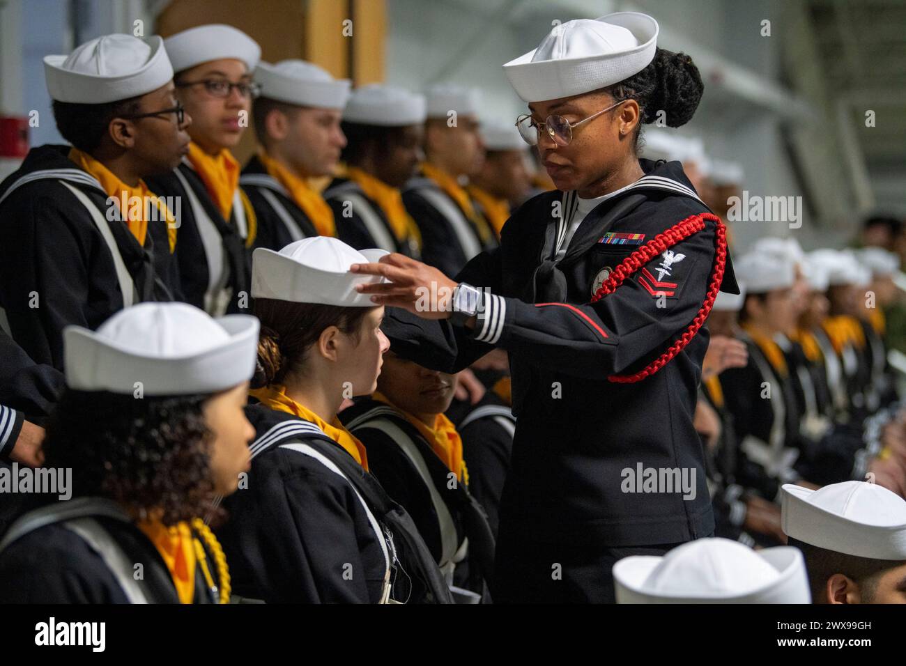 Navy boot camp graduation hi-res stock photography and images - Alamy