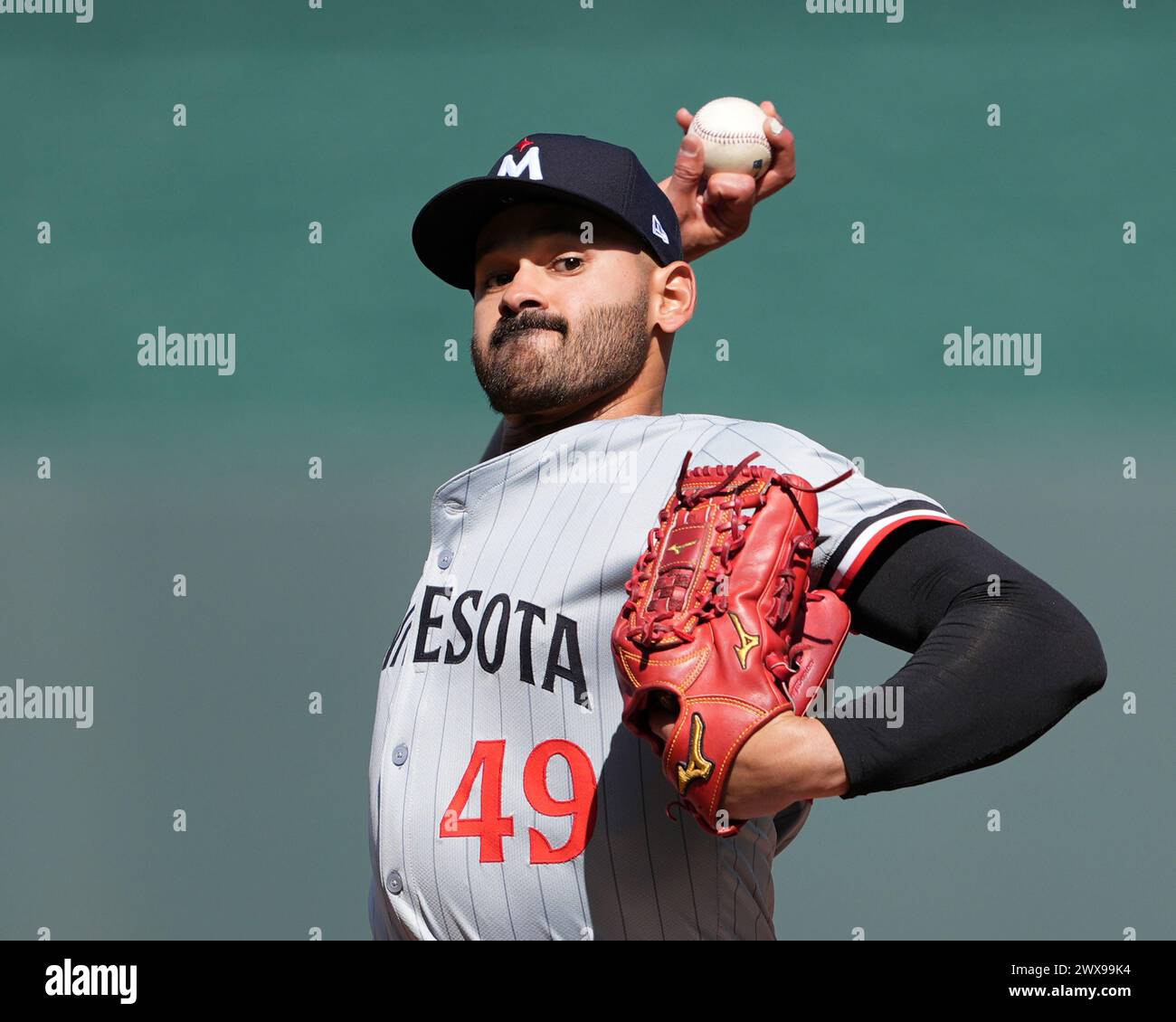 MAR 28, 2024: Minnesota Twins starting pitcher Pablo Lopez (49 ...