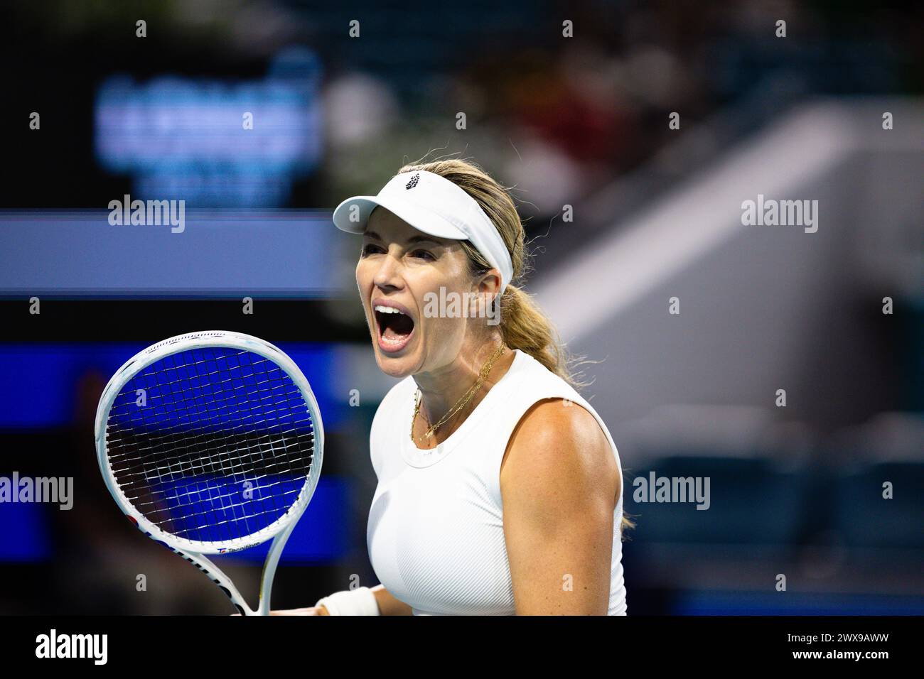 Danielle collins 2024 reacts hi-res stock photography and images - Alamy