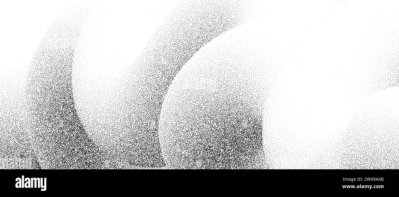 Stippled wavy sand grain background. Grunge curved gradient wave ...