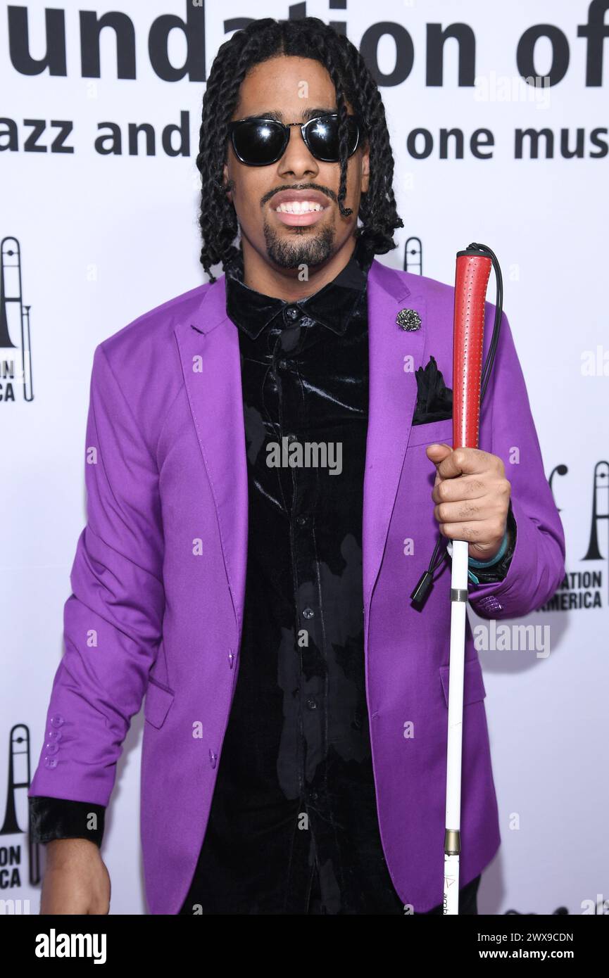 New York, USA. 28th Mar, 2024. Musician Matthew Whitaker attends the ...