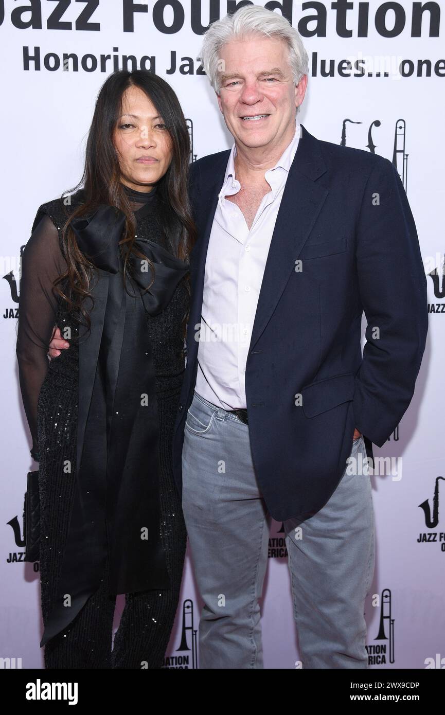 New York, USA. 28th Mar, 2024. (L-R) Marines Lilien and Jarrett Lilien ...