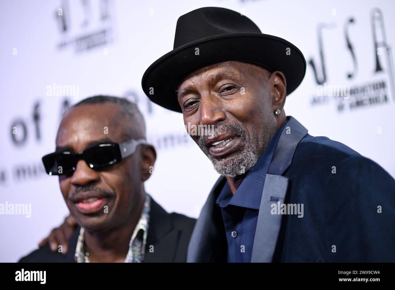 New York, USA. 28th Mar, 2024. (L-R) Steve Jordan and Ts Monk attend ...