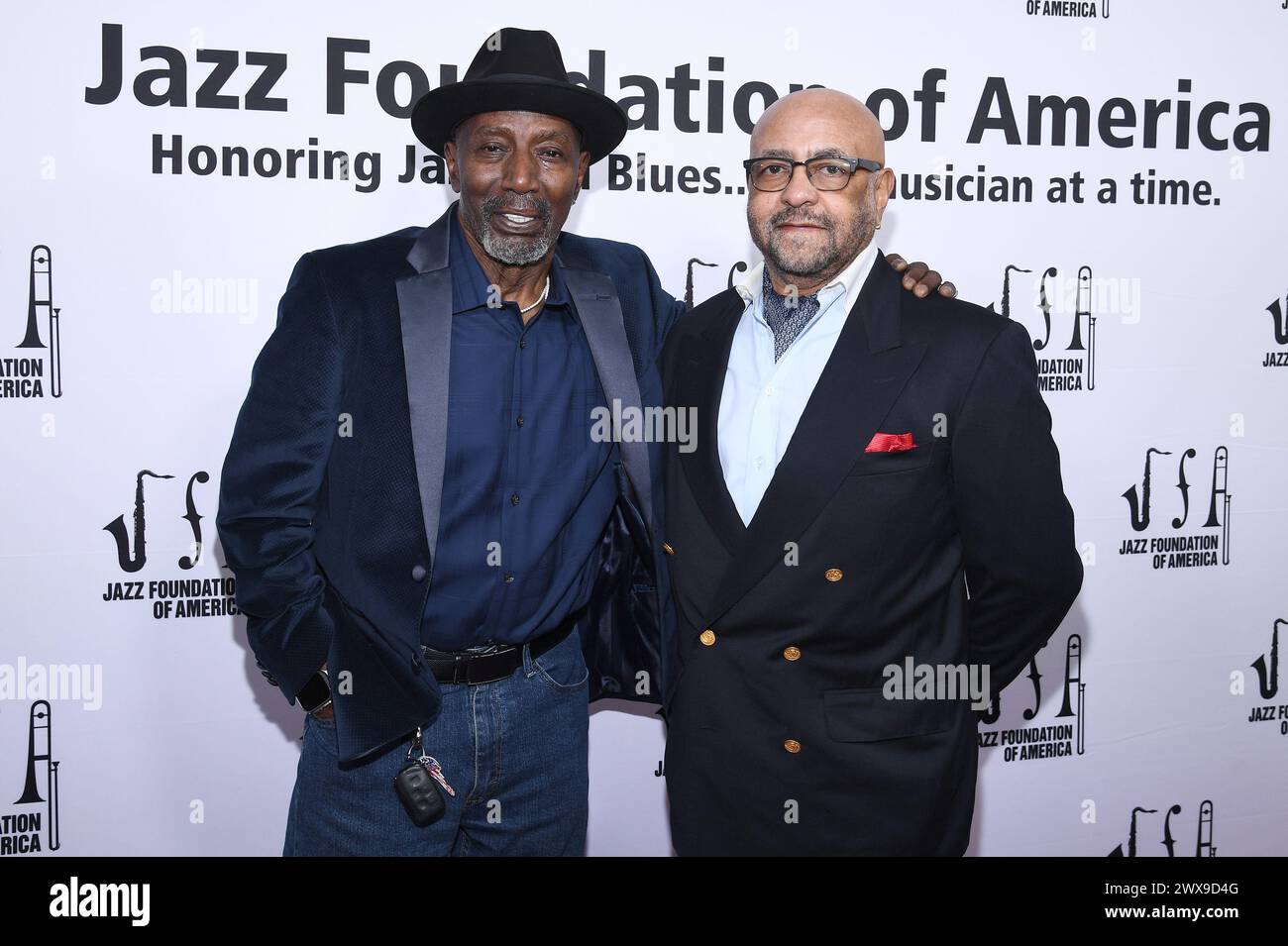New York, USA. 28th Mar, 2024. (L-R) Ts Monk and Douglas Holloway ...