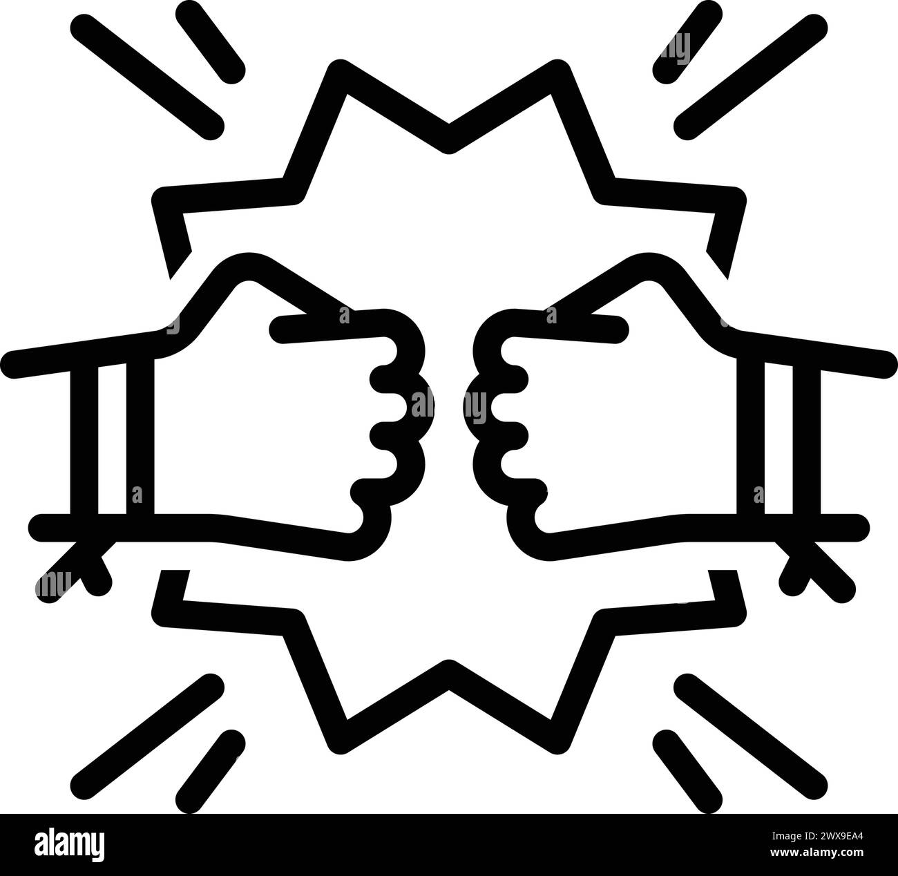 Icon for fighting game, confrontation Stock Vector Image & Art - Alamy
