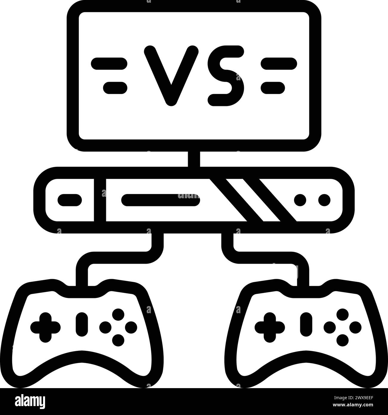 Multiplayer symbol Cut Out Stock Images & Pictures - Alamy