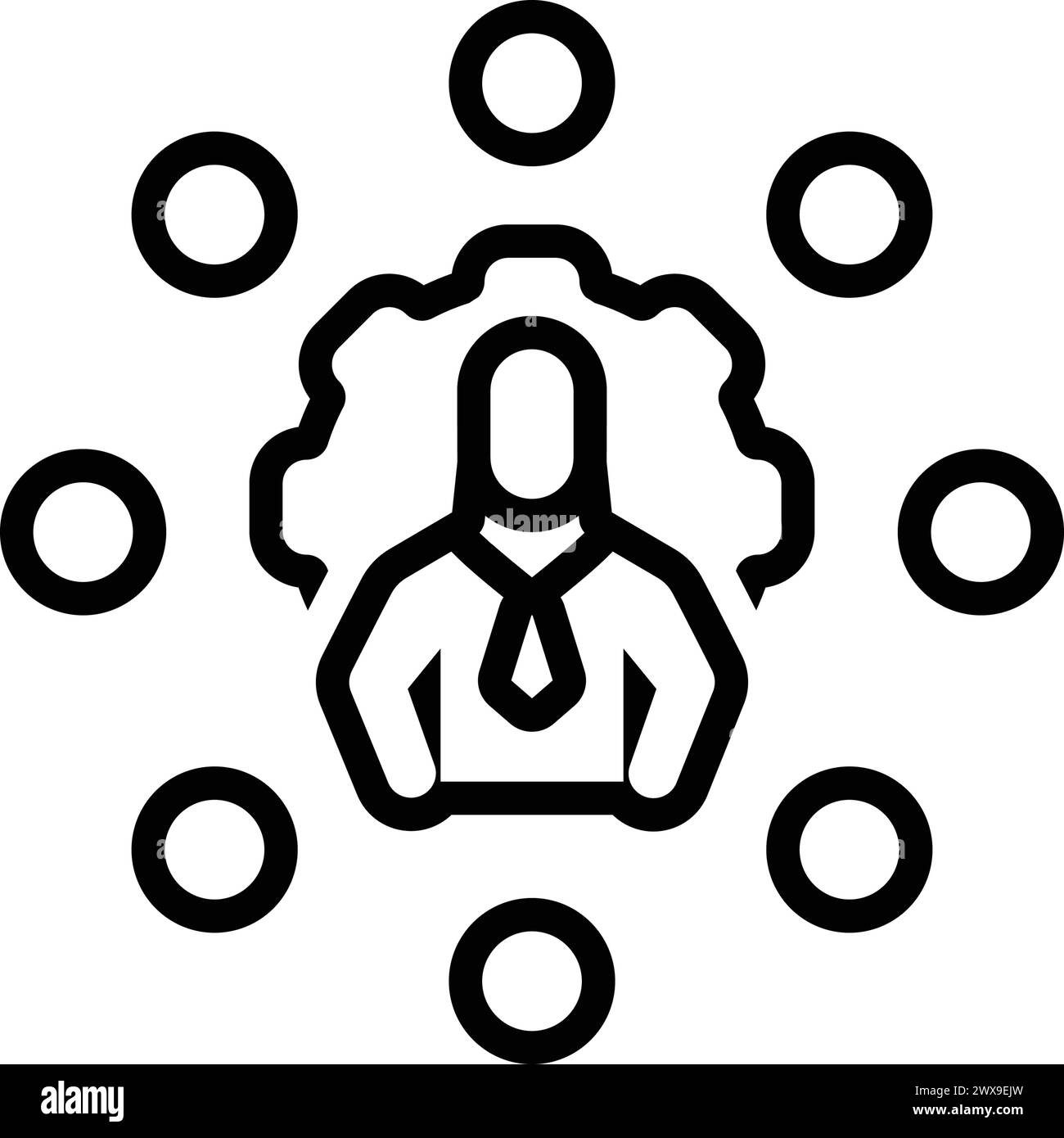 Skills icon Black and White Stock Photos & Images - Alamy