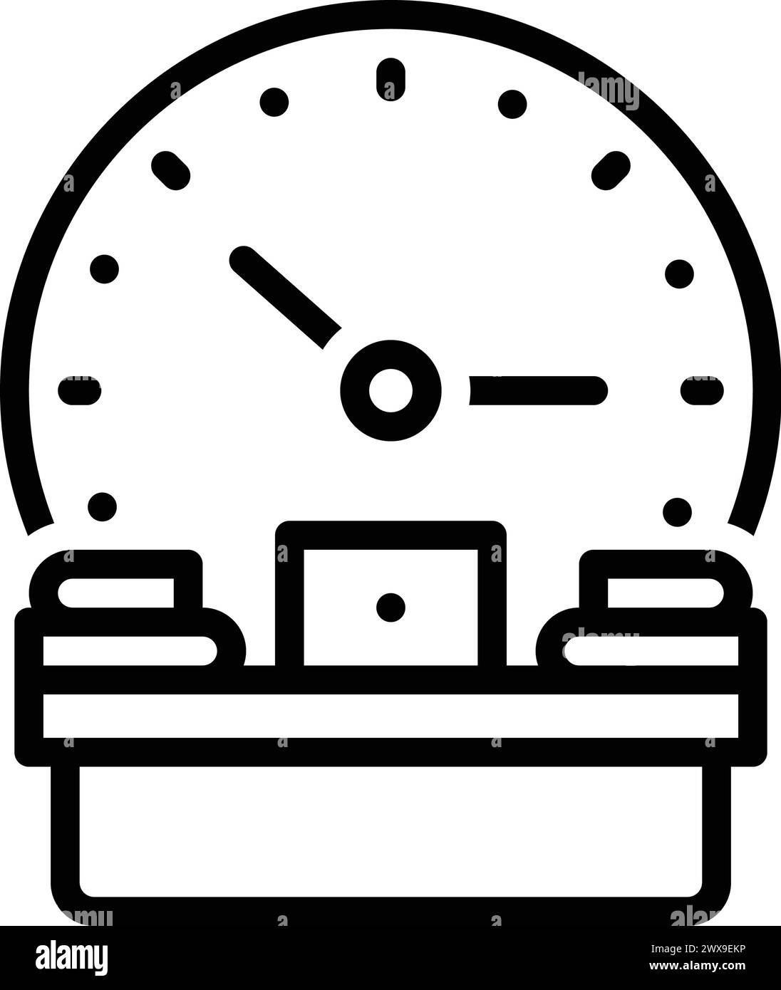 Time management book icon hi-res stock photography and images - Alamy