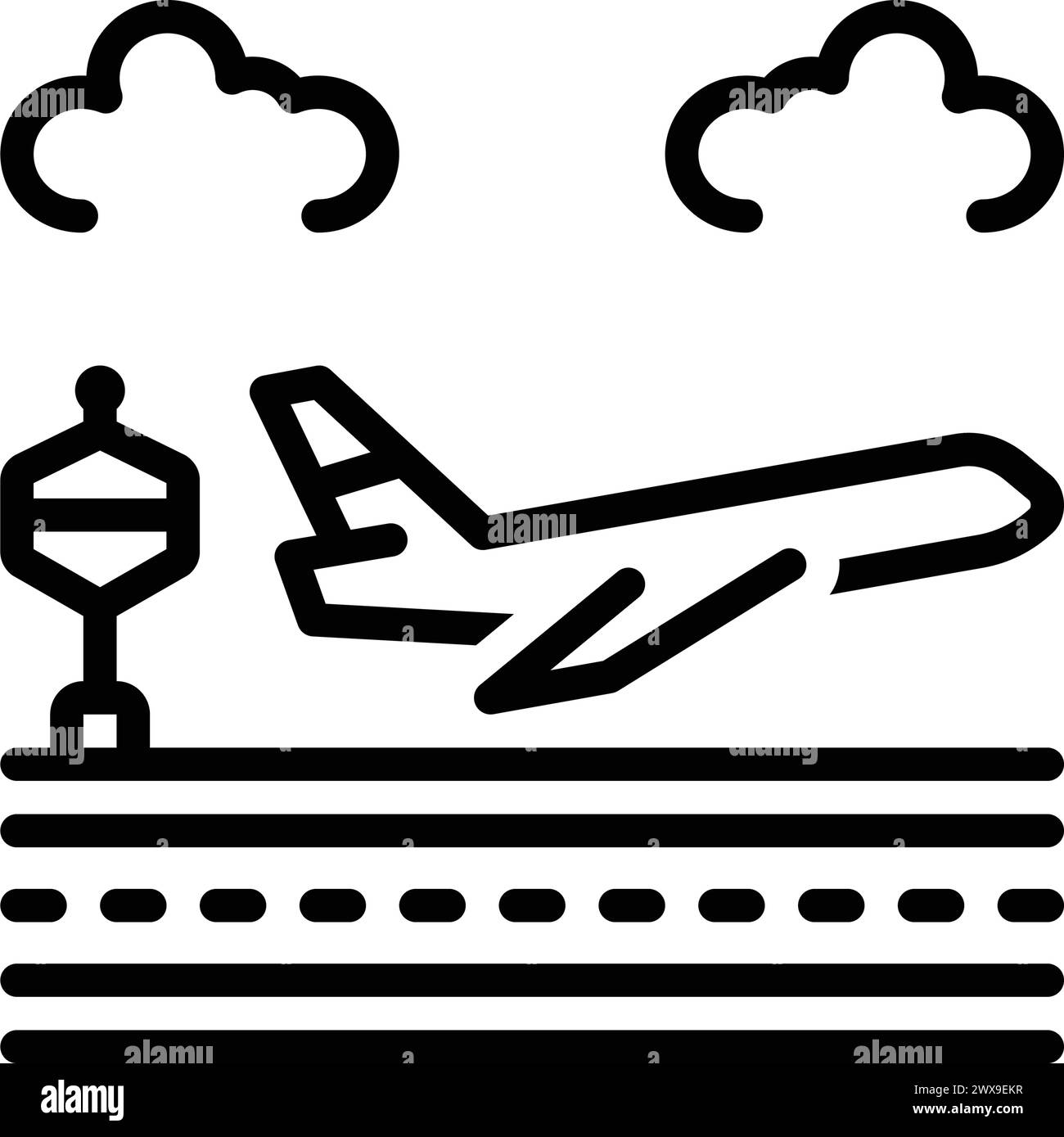 Icon for departure, leave Stock Vector Image & Art - Alamy