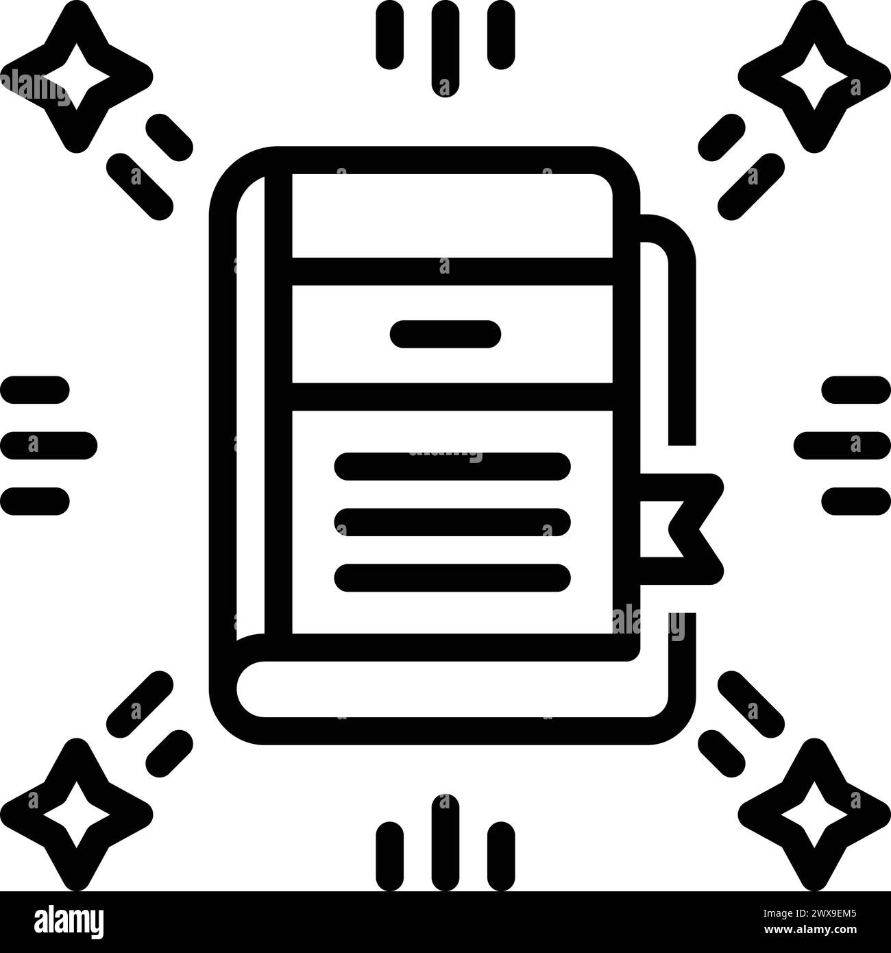 Icon for dictionary, lexicon Stock Vector Image & Art - Alamy