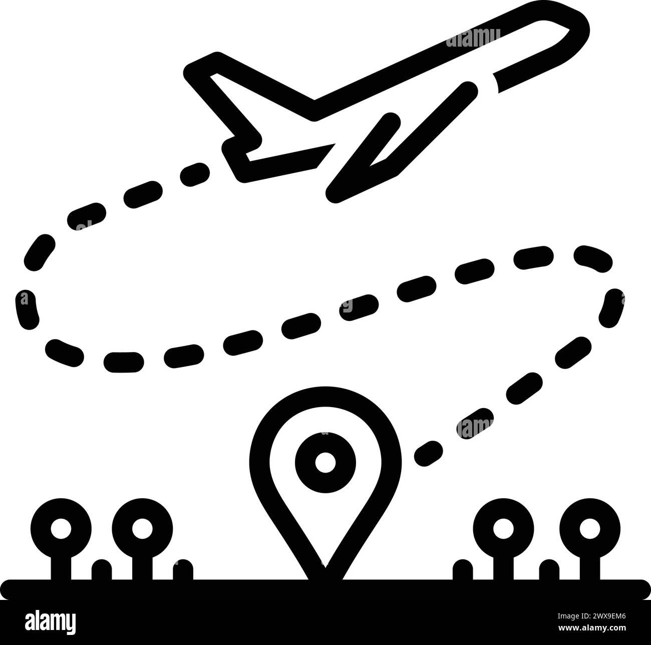 Air flight plane runway take off Cut Out Stock Images & Pictures - Alamy