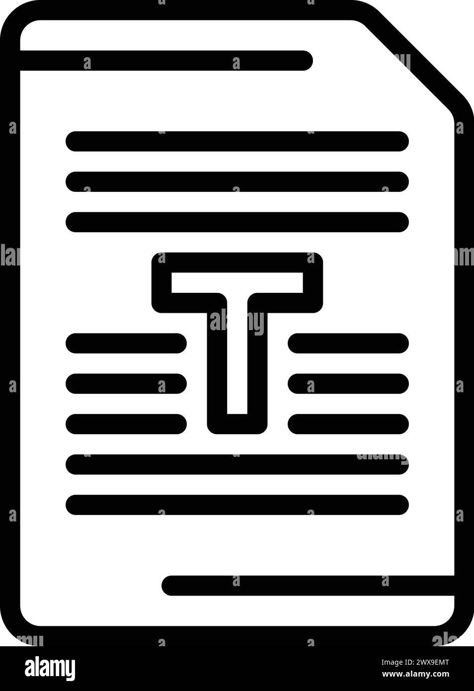 Icon for text, explanation Stock Vector Image & Art - Alamy