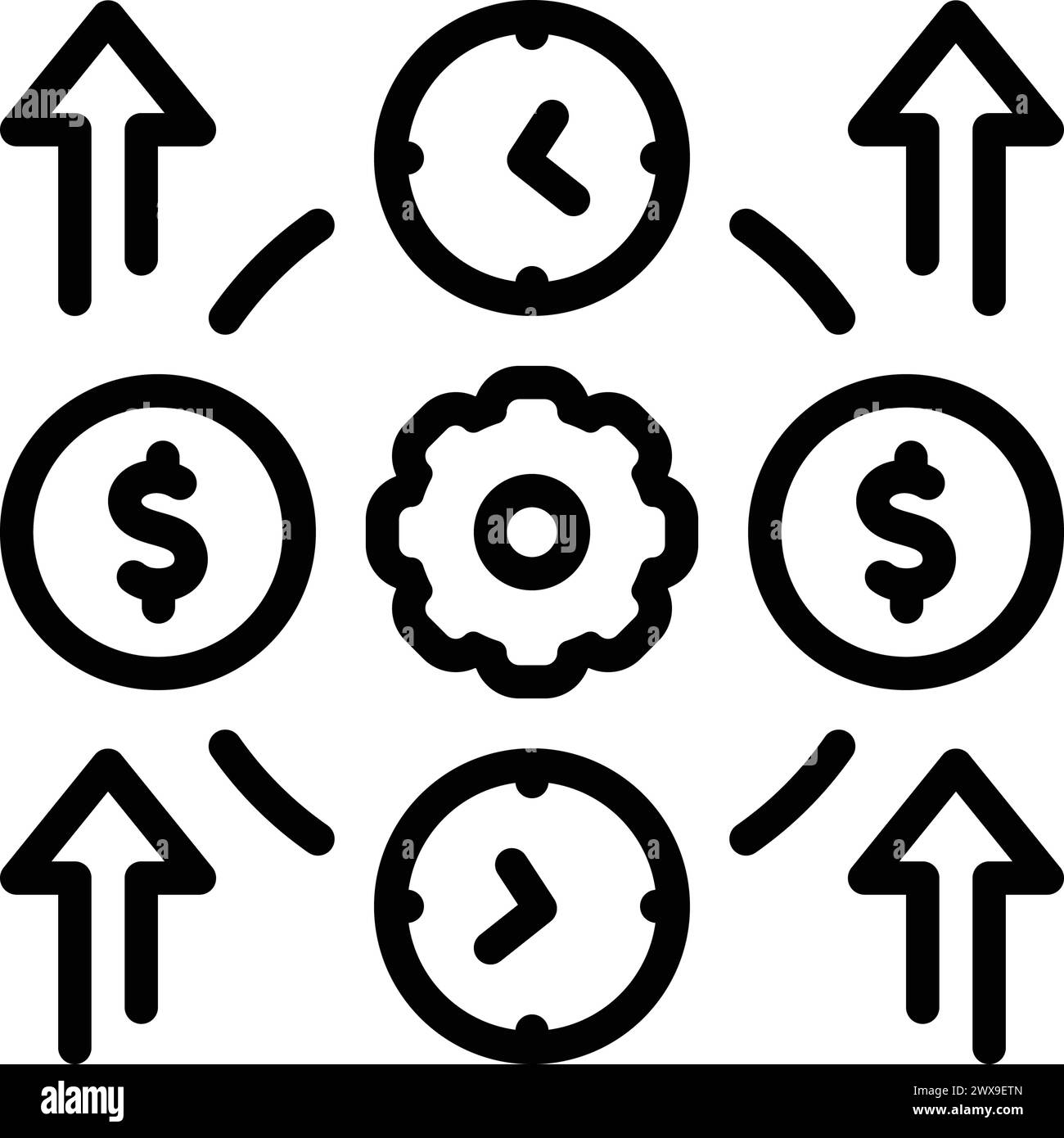 Operational efficiency Stock Vector Images - Alamy
