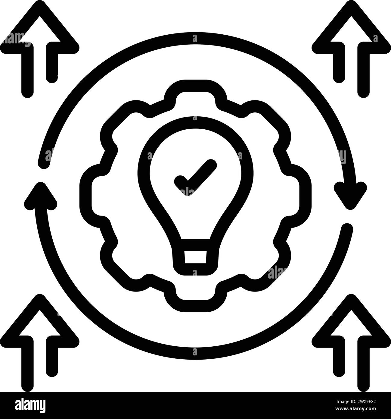 Icon for process improvement, process Stock Vector Image & Art - Alamy