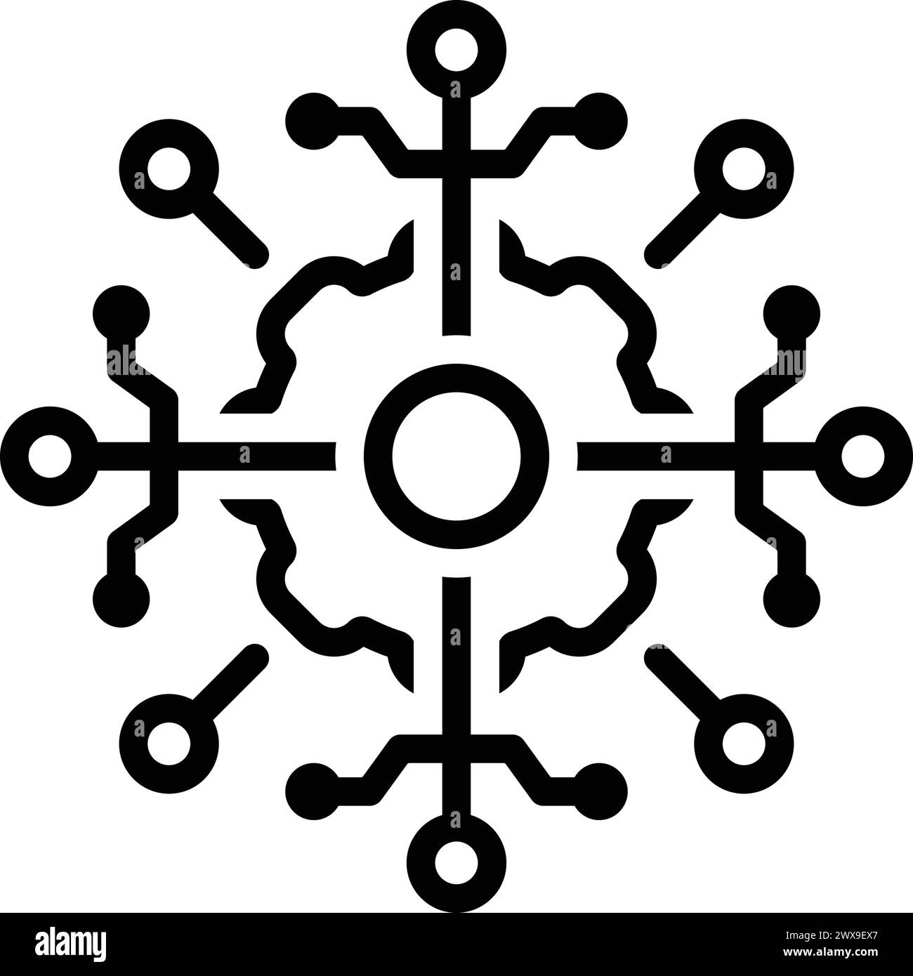 Data unification Stock Vector Images - Alamy