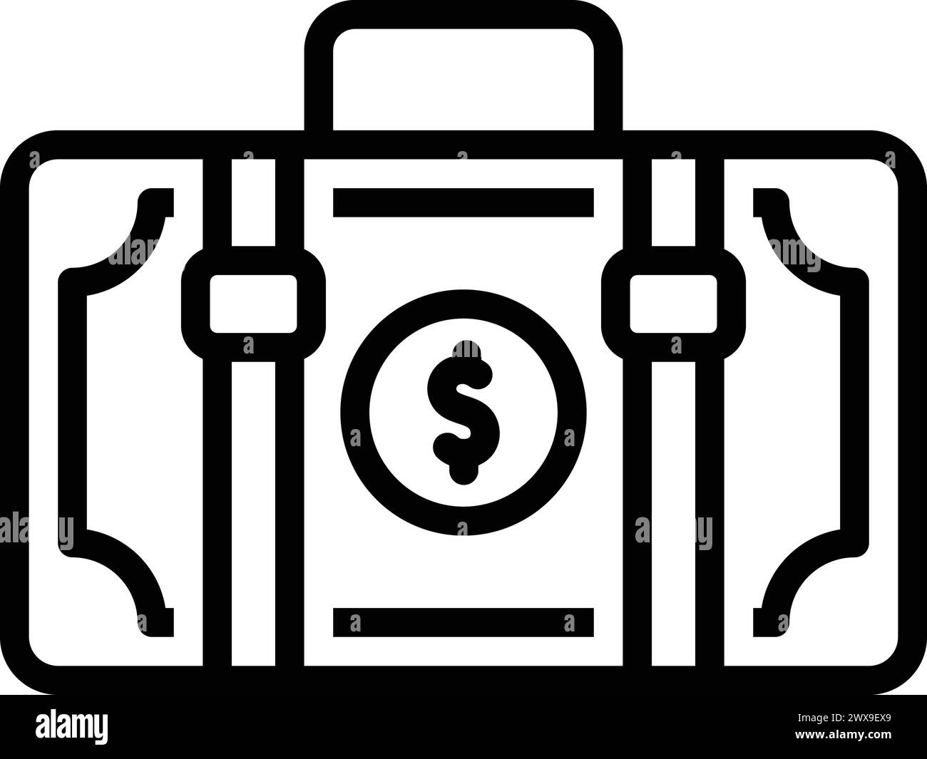 Budget case logo Stock Vector Images - Alamy