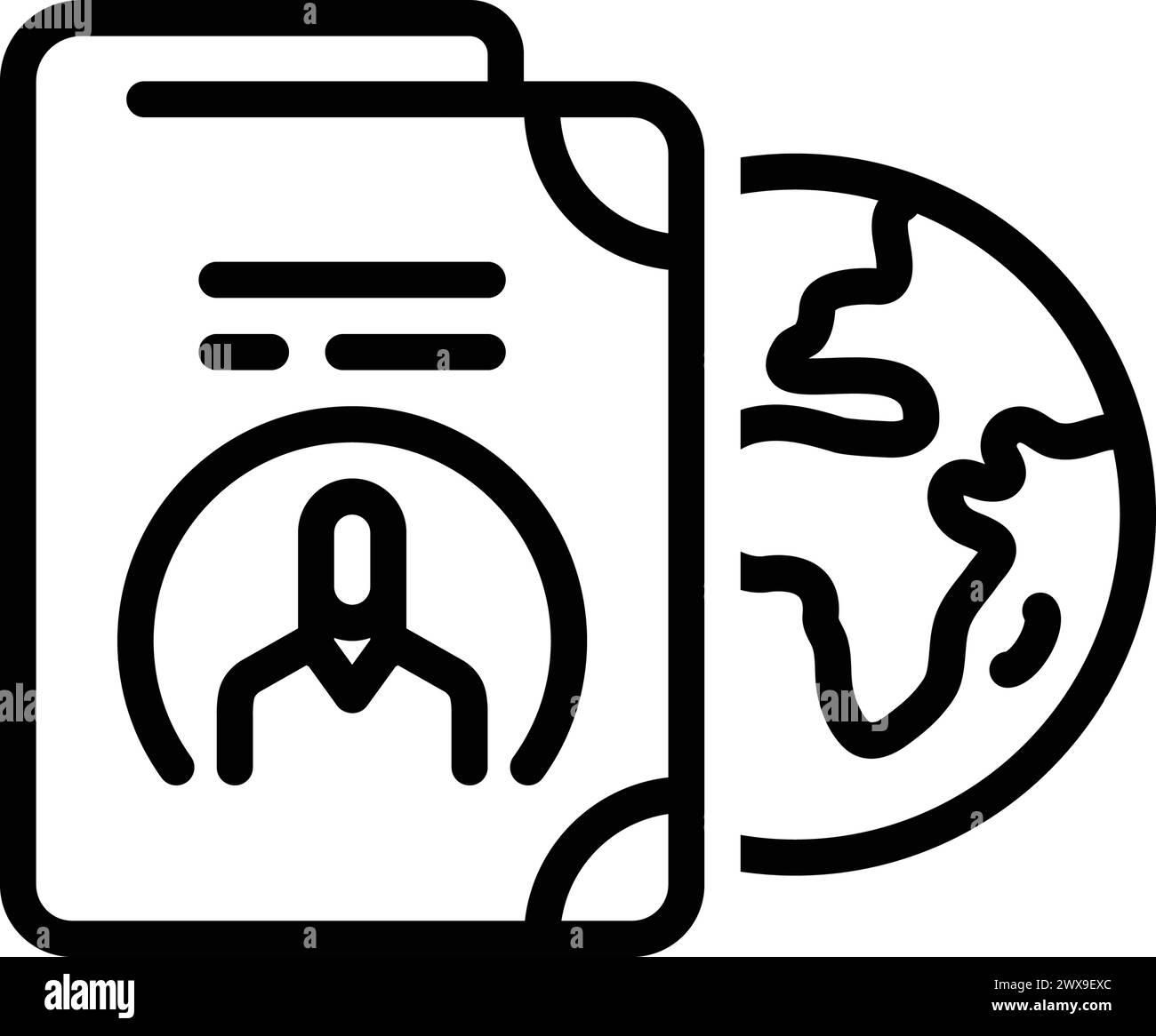 International migration Stock Vector Images - Alamy