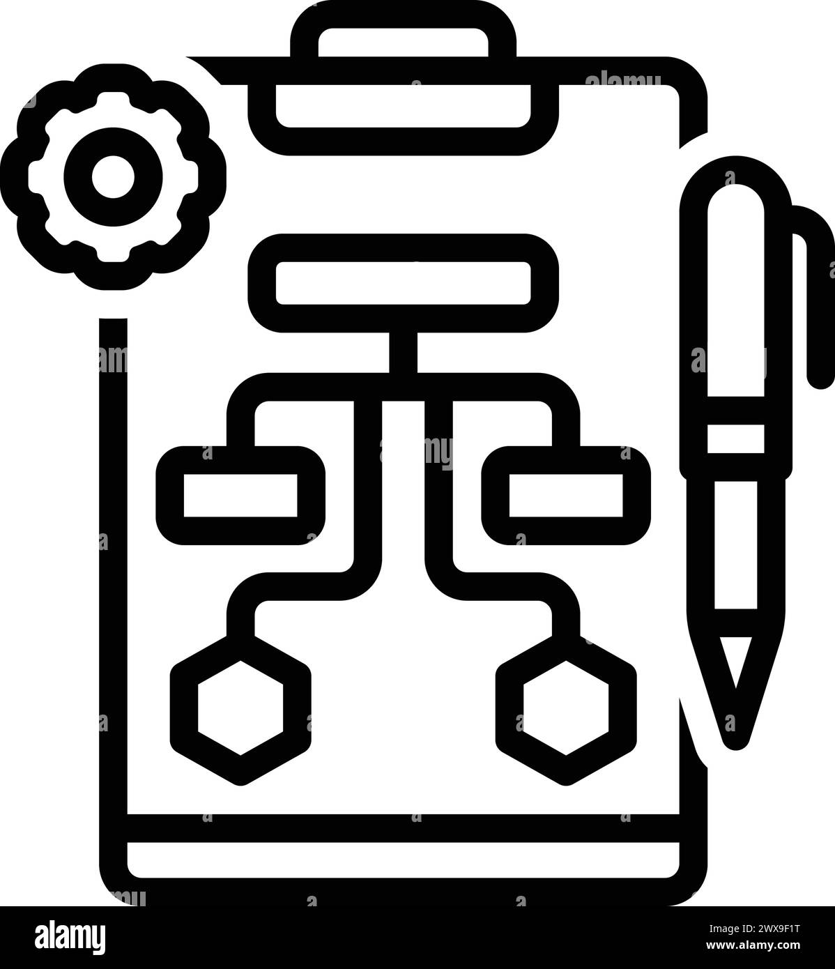 Workflow progress project plan icon hi-res stock photography and images ...