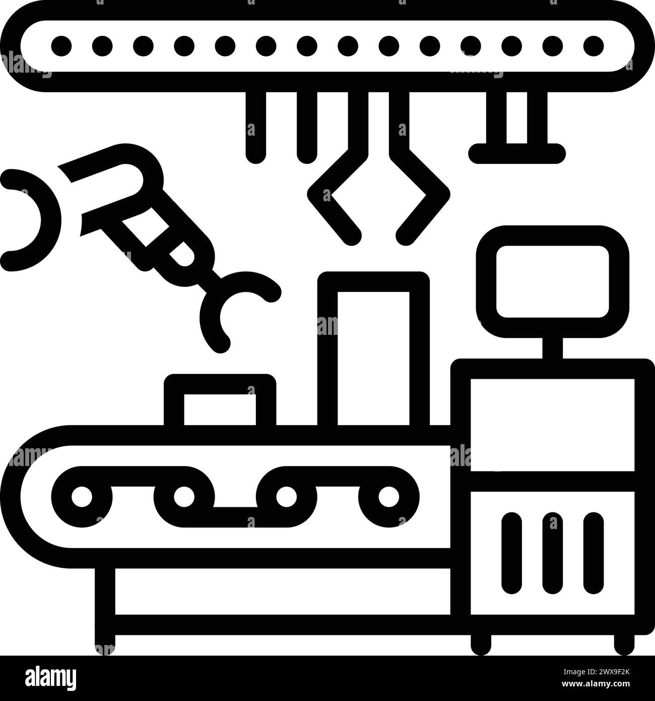 Icon for manufacturing, production Stock Vector Image & Art - Alamy