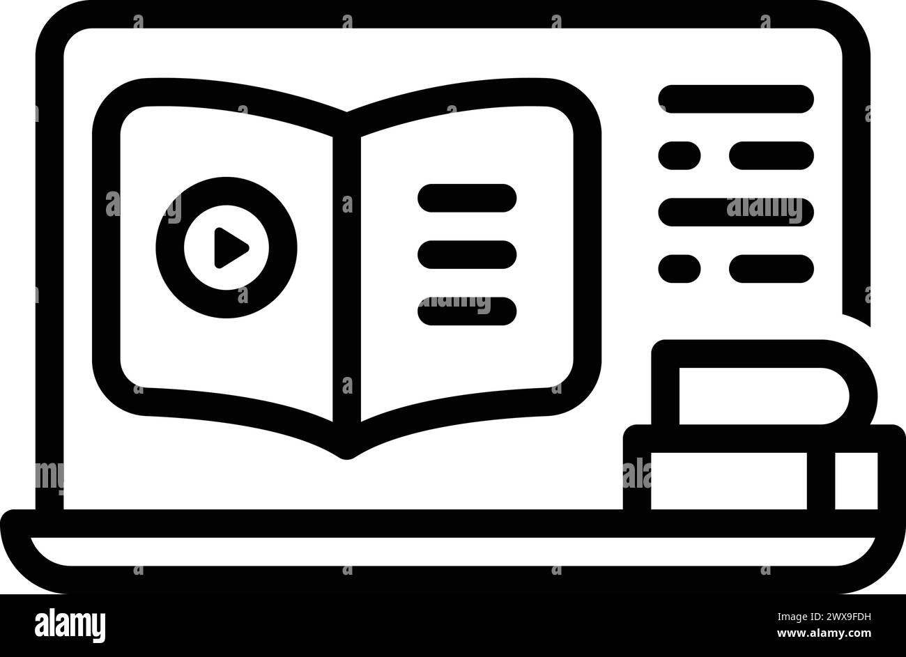 E learning platform vector vectors hi-res stock photography and images ...