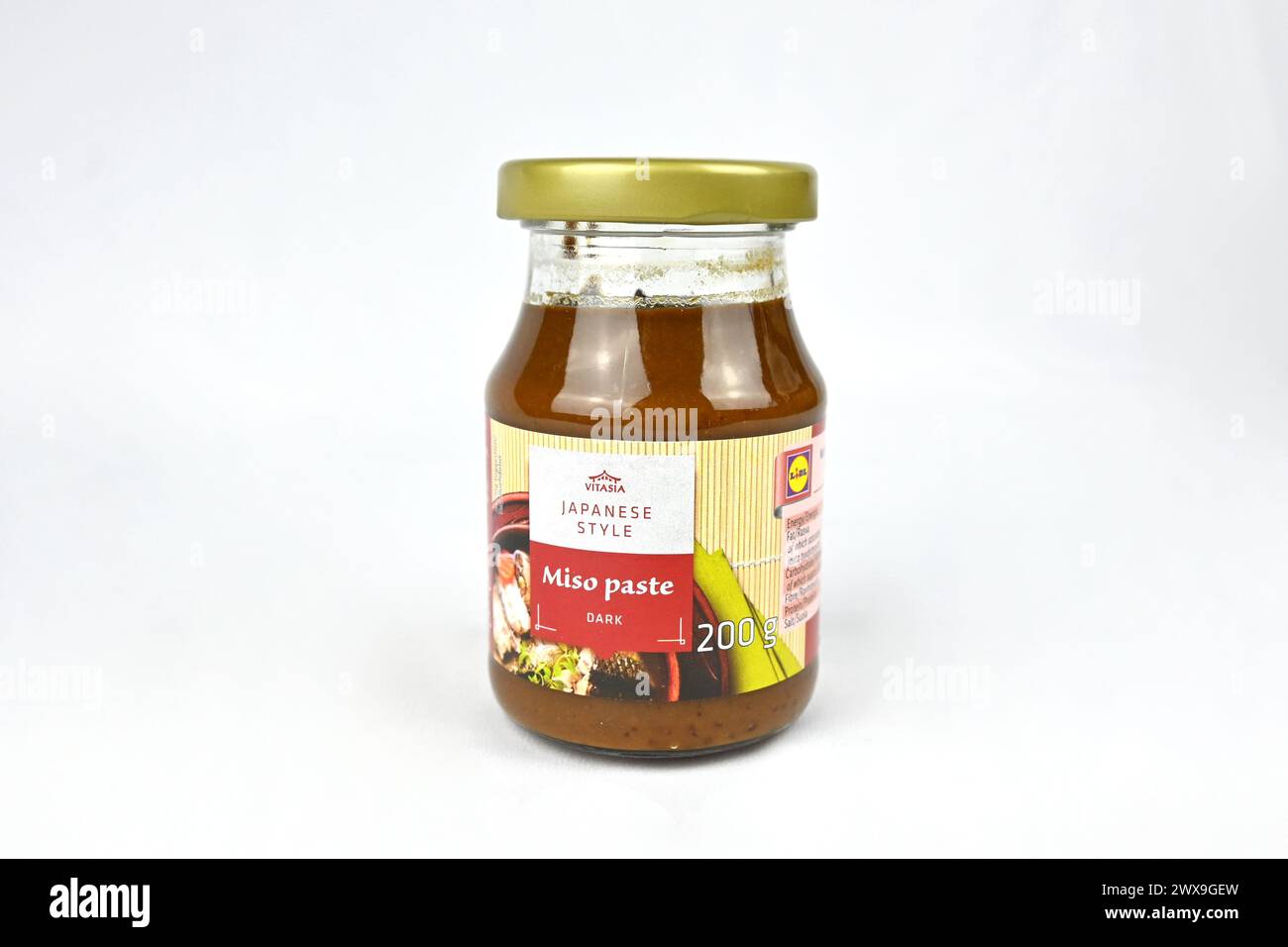 Lidl japanese style miso paste dark - Wales, UK - 23 March 2024 Stock ...
