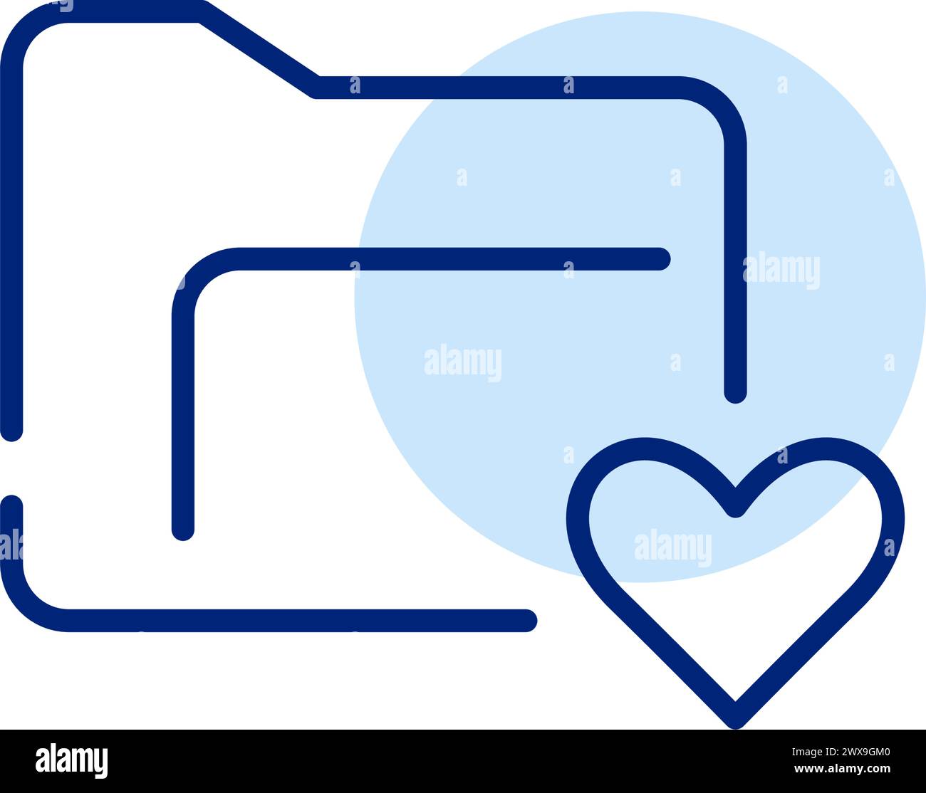 Video folder icon outline hi-res stock photography and images - Alamy