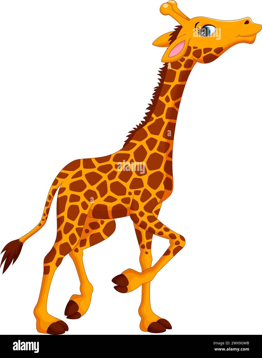 Giraffe cartoon Stock Vector Images - Alamy
