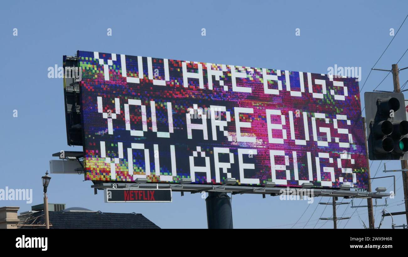 Los Angeles, California, USA 28th March 2024 Netflix You Are Bugs ...