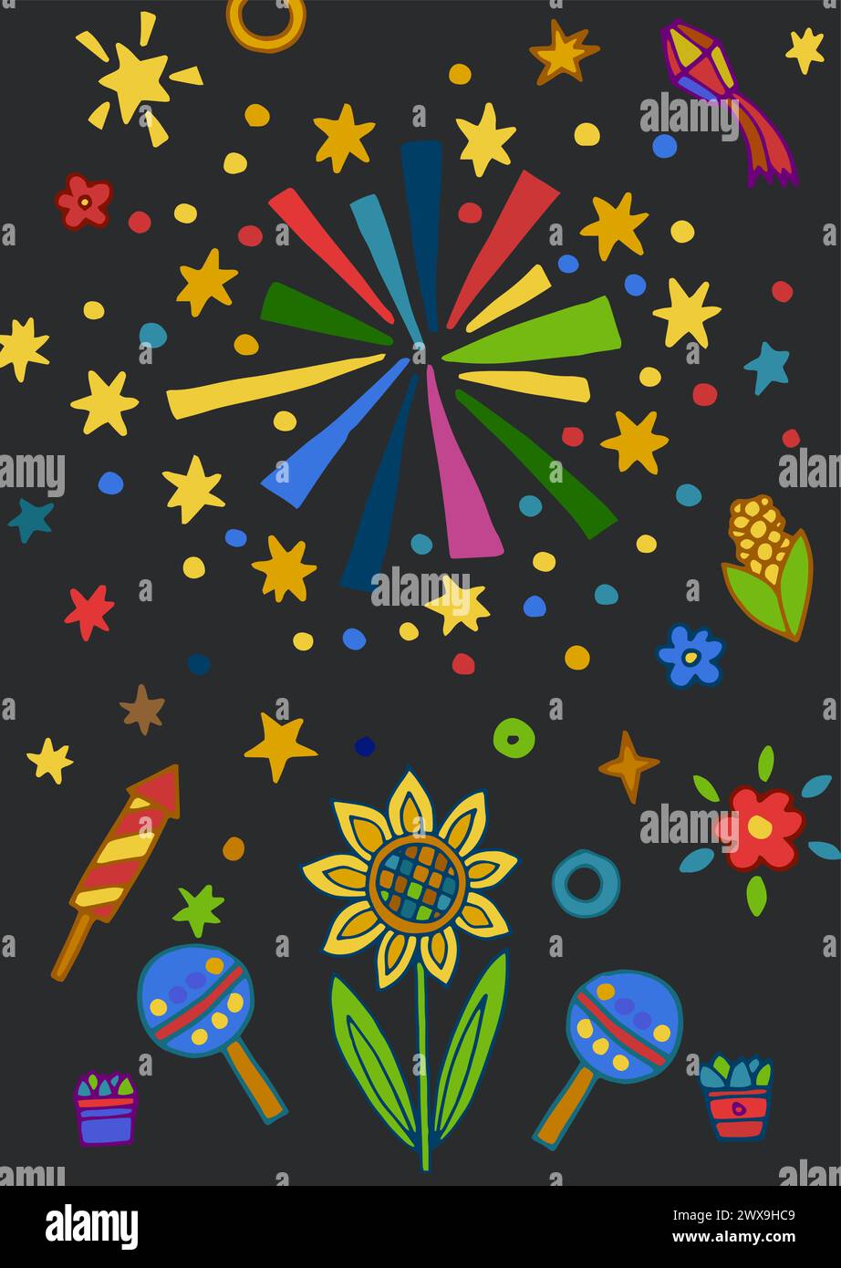 Traditional festivity folklore Stock Vector Images - Alamy