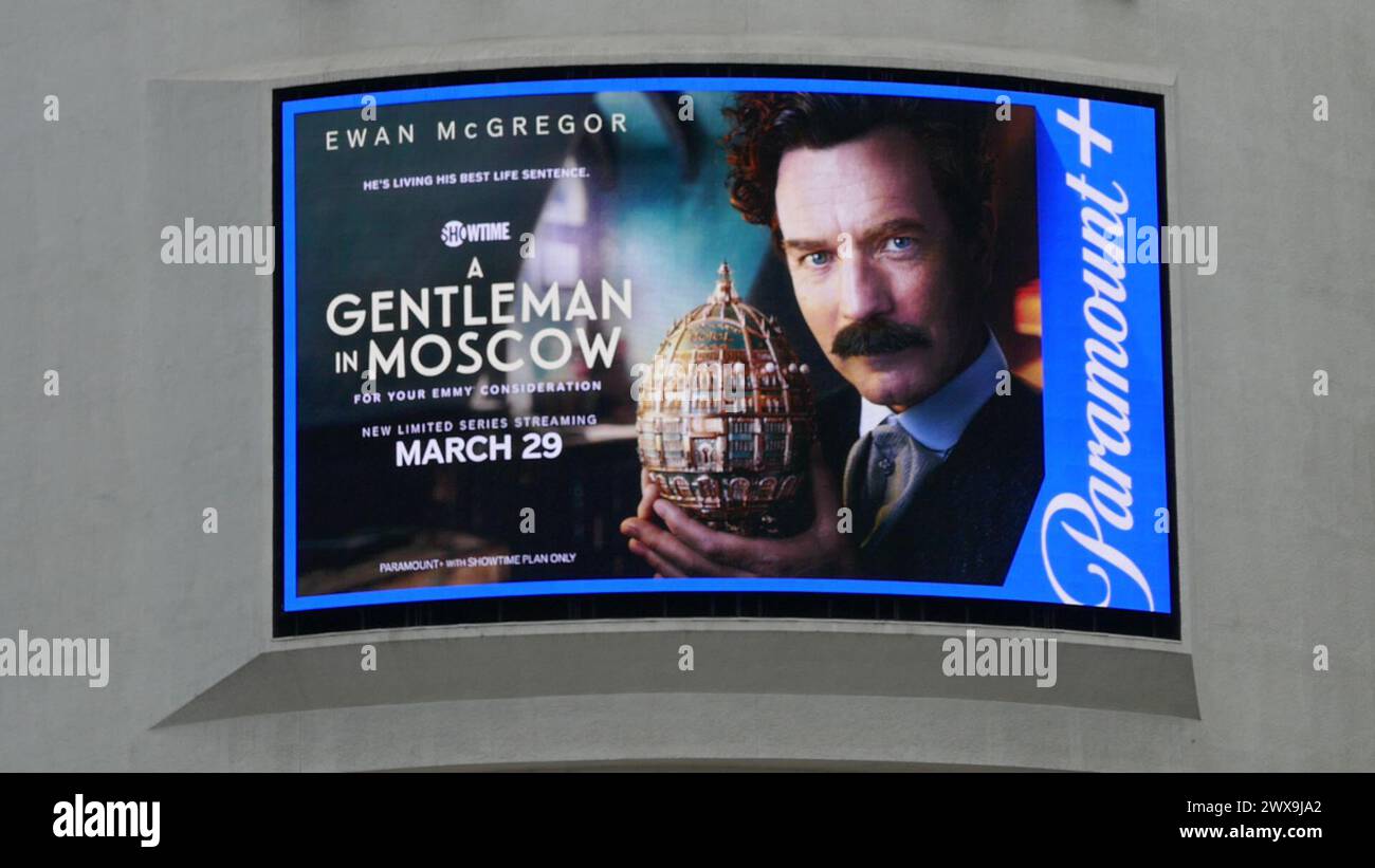 Los Angeles, California, USA 28th March 2024 Ewan McGregor A Gentleman ...