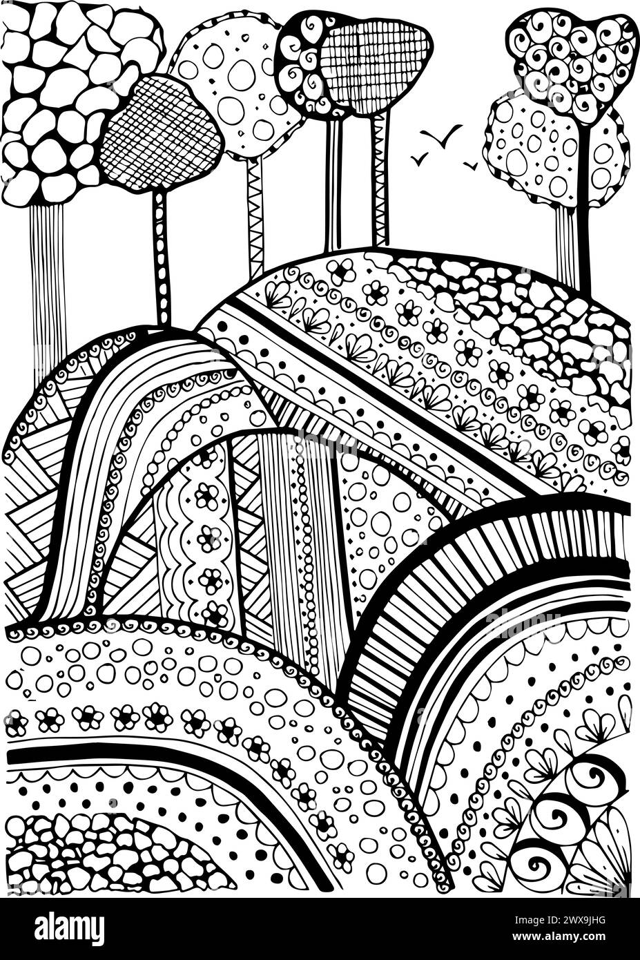 Harmonious blend Black and White Stock Photos & Images - Alamy