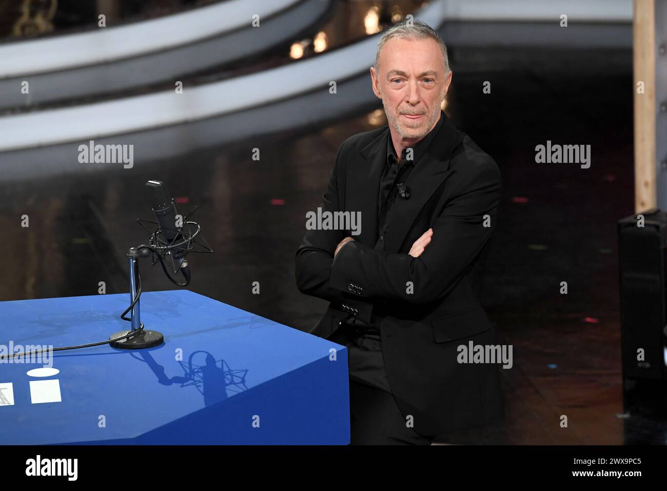 Milan, Italy. 28th Mar, 2024. Milan, TV broadcast "Splendida cornice ...